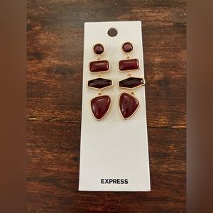 Express | Jewelry | Nwt Express Stone Linear Drop Earrings From | Poshmark